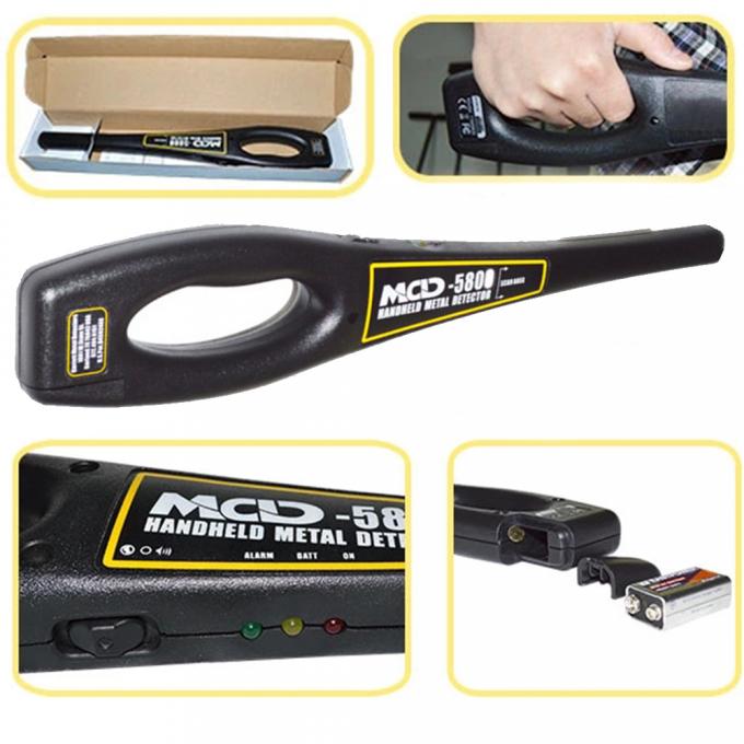 Airport portable Security Super Handheld Metal Detector Wand Full Body ...