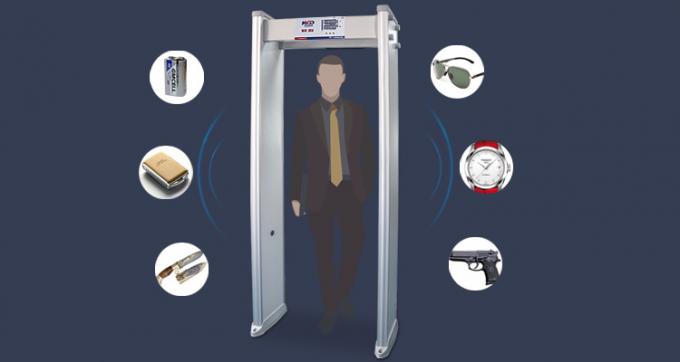 High Sensitivity Body Scanner Metal Detector With 18 Exploration Areas ...
