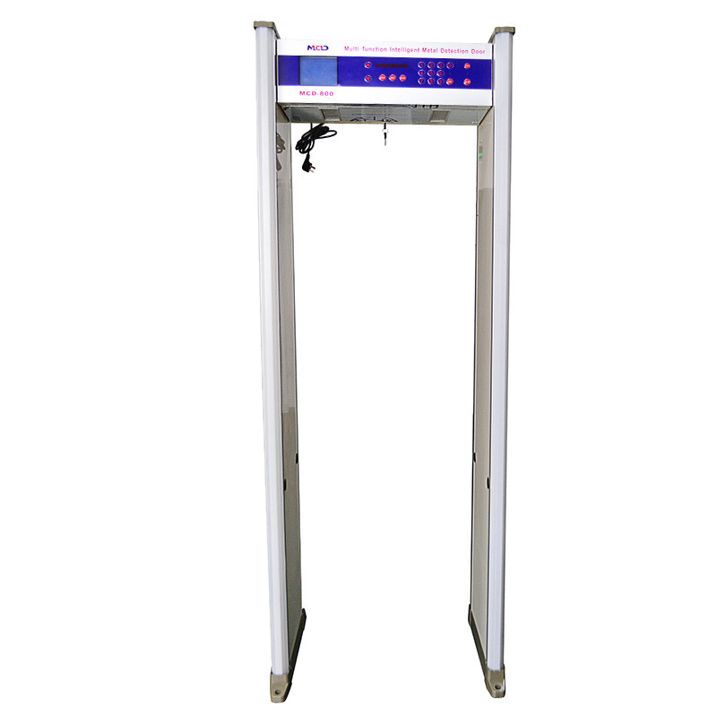 6.0" Large screen LCD Archway Metal Detector With 10 Detecting Lateral ...