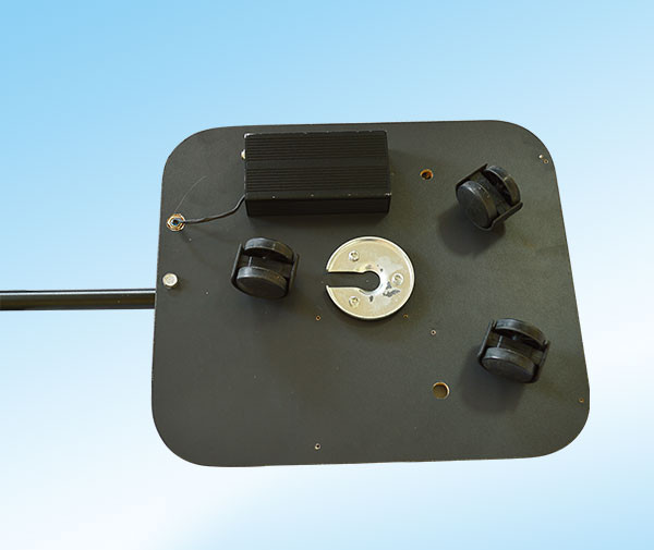 9 led light Vehicle Inspection Mirror with three wheel and 140cm Rod ...