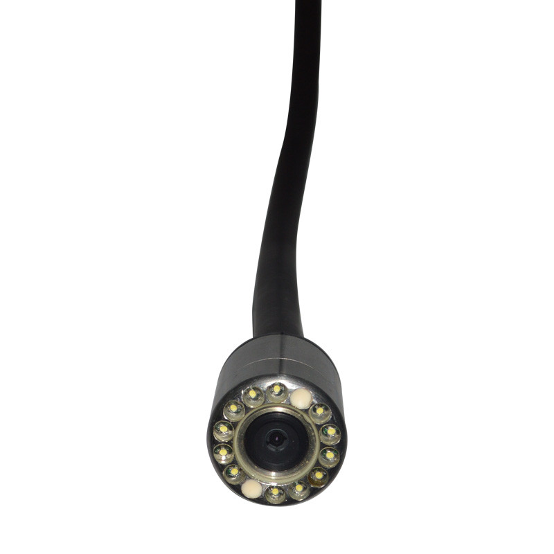 16:9 Telescopic Pole Under Vehicle Inspection Camera With 12 Leds ...