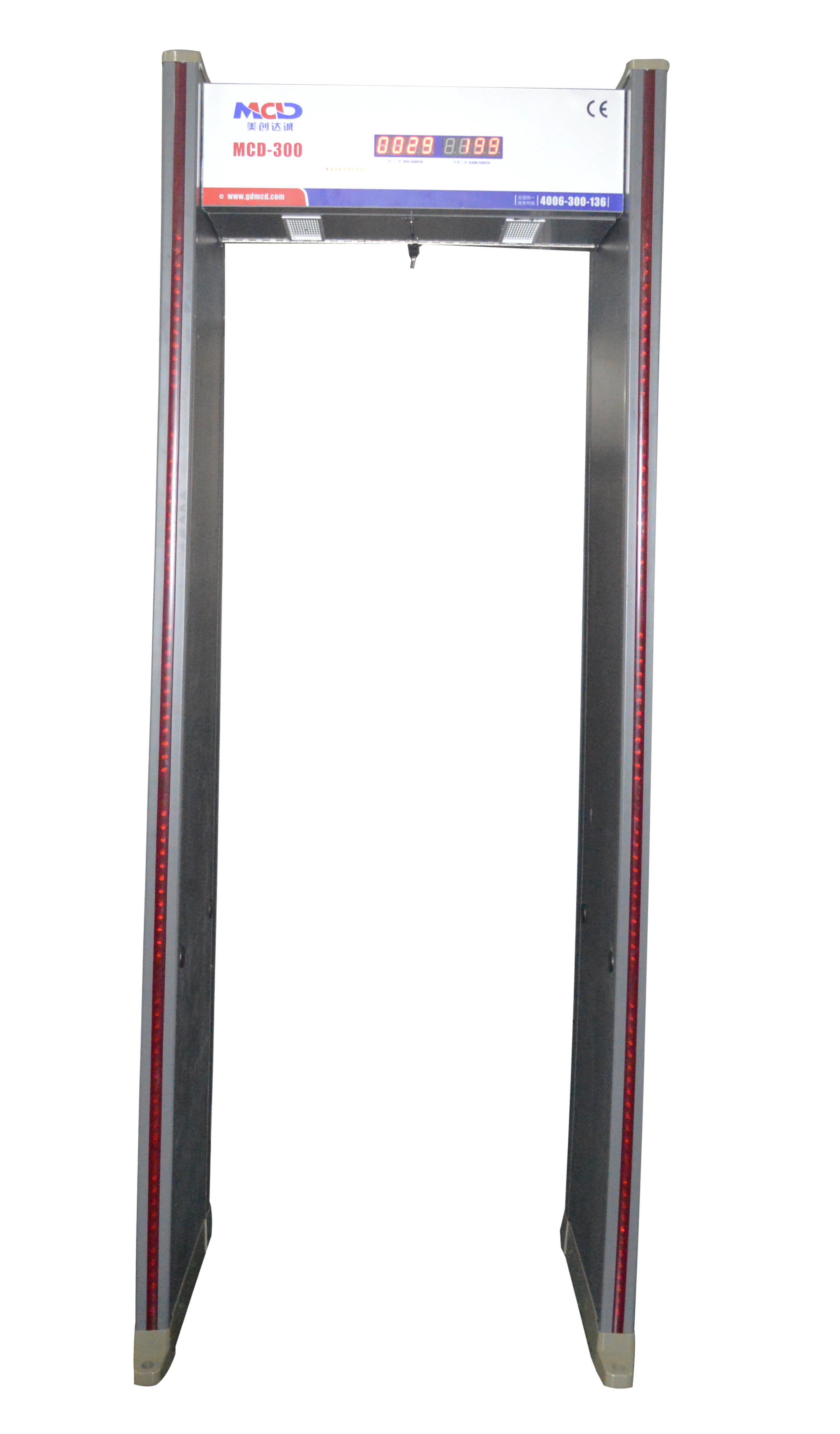 Multizone Alarm door metal detector Security Devices , Remote ...