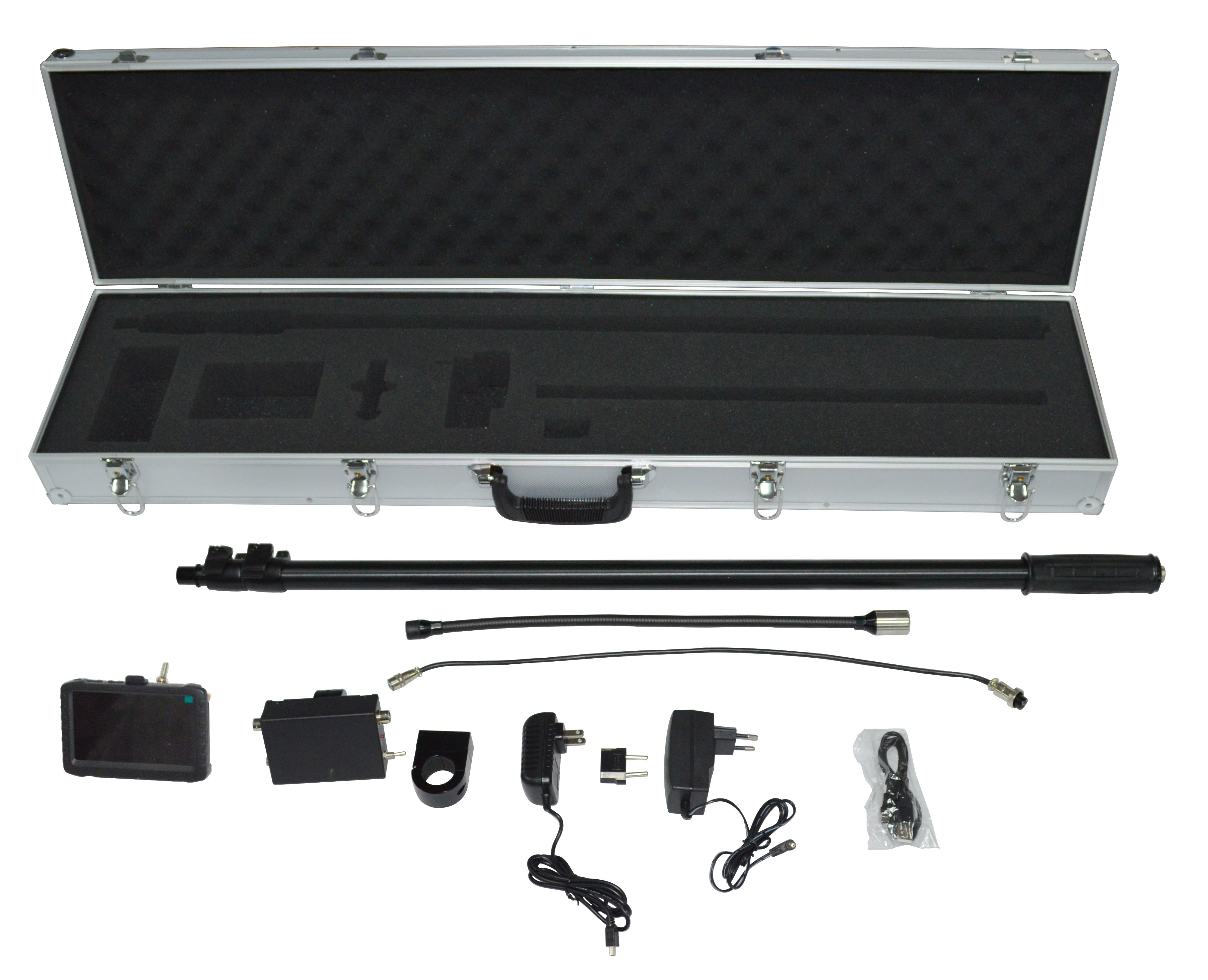 12 Led Camera Under Vehicle Search Mirrors With Light Source , 120 ...